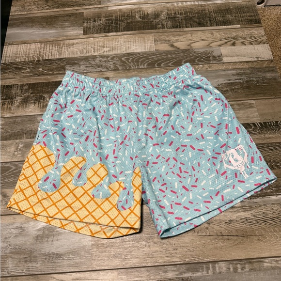 B101 | Bottoms | B1 Apparel Ice Cream Sprinkle Mesh Shorts Youth M Drip ...